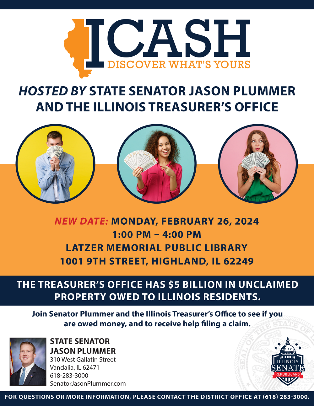 ICASH Unclaimed Property Event in Highland - Jason Plummer